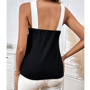 BellanBlue | Tops | Classic Color Block Halter Tank Top | Poshmark